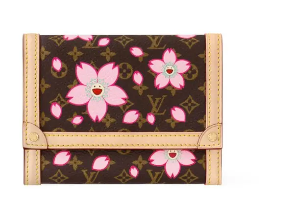 LOUIS VUITTON X Takashi Murakami Victorine Wallet - Sakura Brown