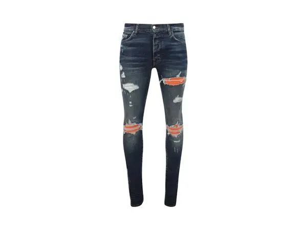 Amiri Mx1 Ultrasuede Jeans - Deep Classic