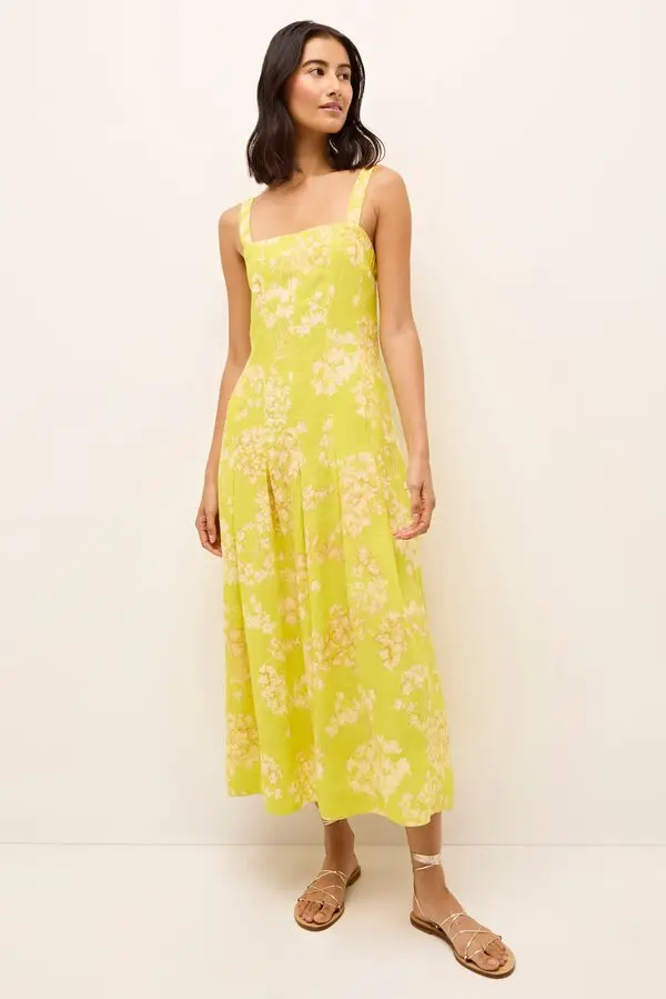 MARIE OLIVER Dixon Dress - Honeysuckle