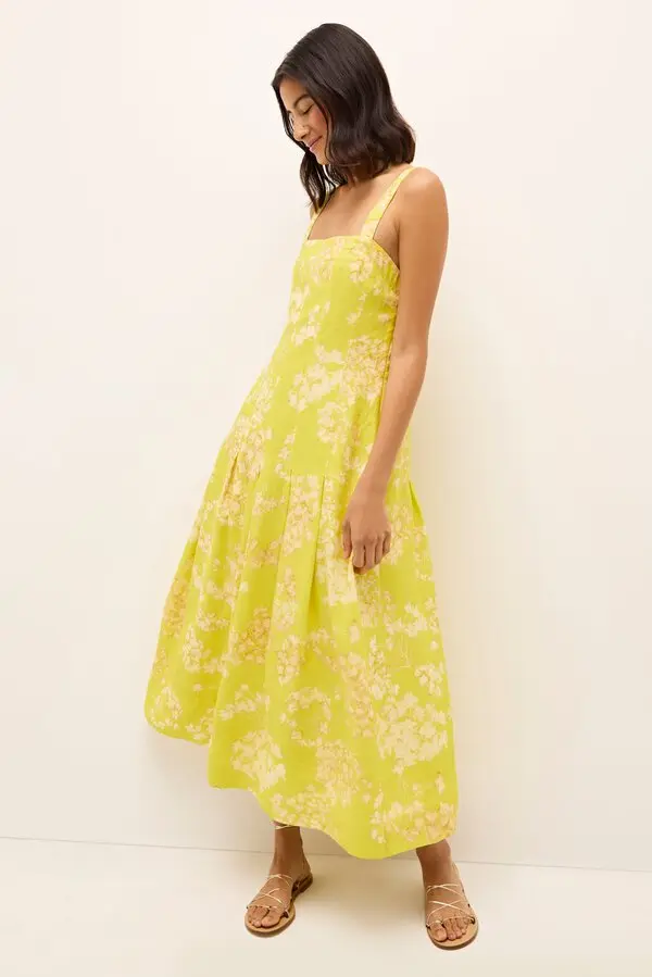 MARIE OLIVER Dixon Dress - Honeysuckle