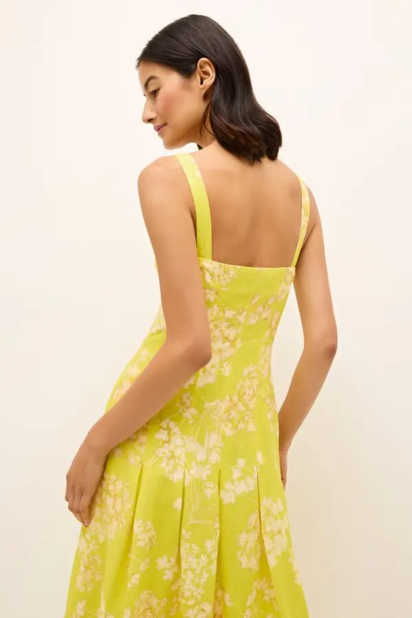 MARIE OLIVER Dixon Dress - Honeysuckle
