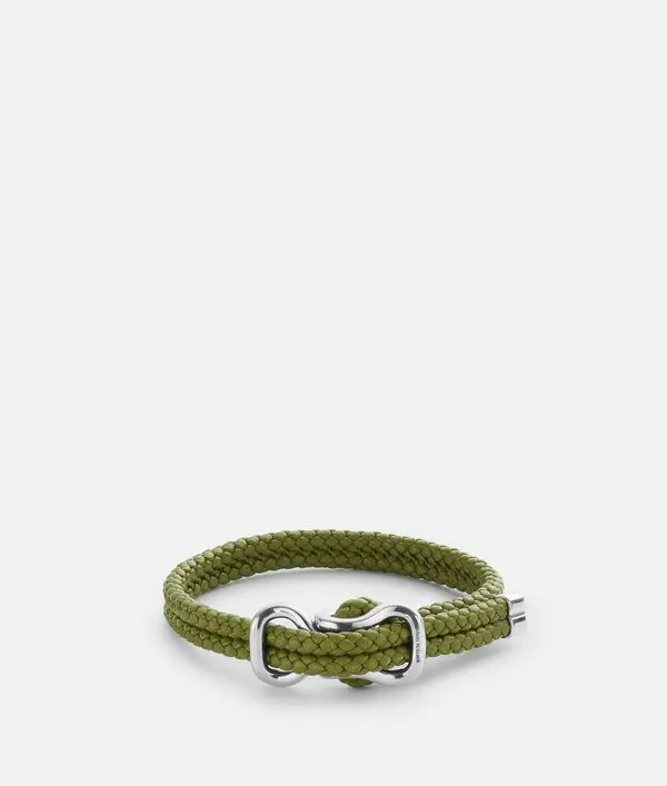 BOTTEGA  VENETA Bottega Veneta Braided Bracelet - Matcha