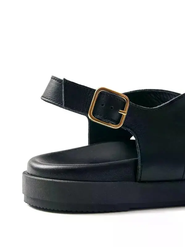 ALOHAS Nico Cross-strap Sandals - Black