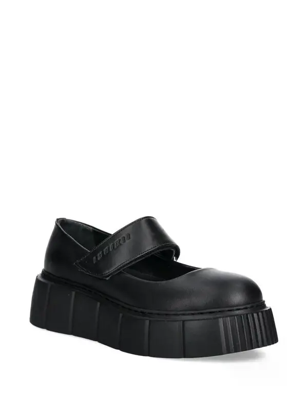 Inuikii Matilda Platform Mary Jane Shoes - Black