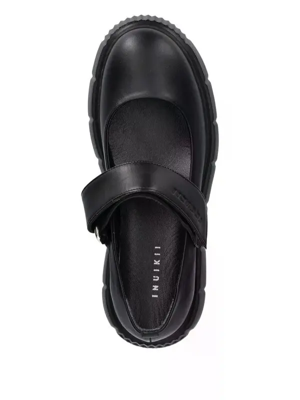 Inuikii Matilda Platform Mary Jane Shoes - Black