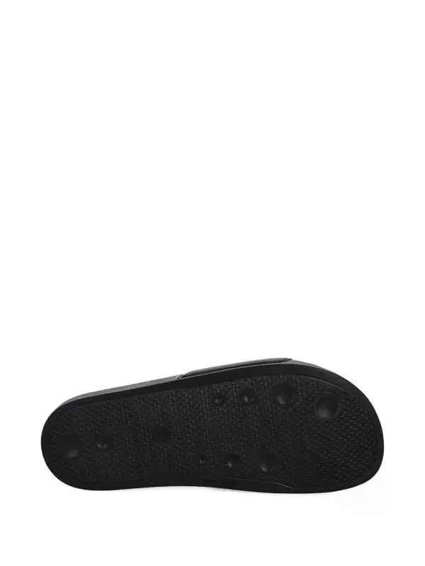MSGM Debossed-logo Slides - Black