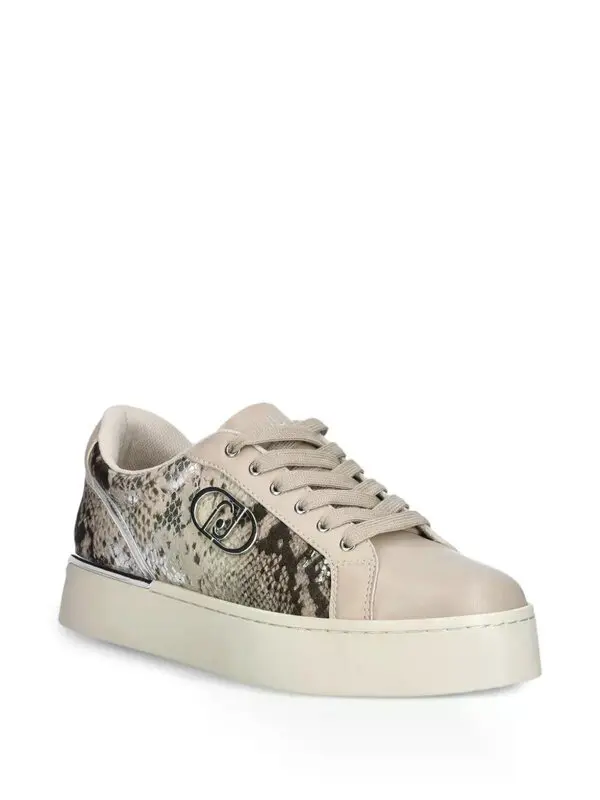 Liu Jo Snakeskin Panelled Sneakers
