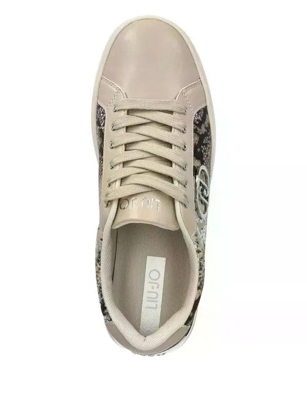 Liu Jo Snakeskin Panelled Sneakers