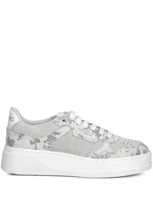 Iceberg Camouflage Platform Sneakers