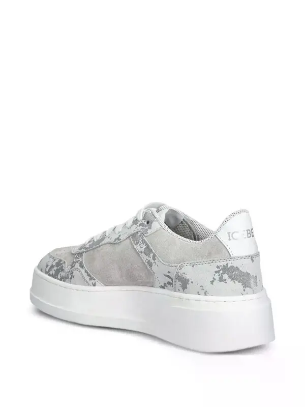 Iceberg Camouflage Platform Sneakers