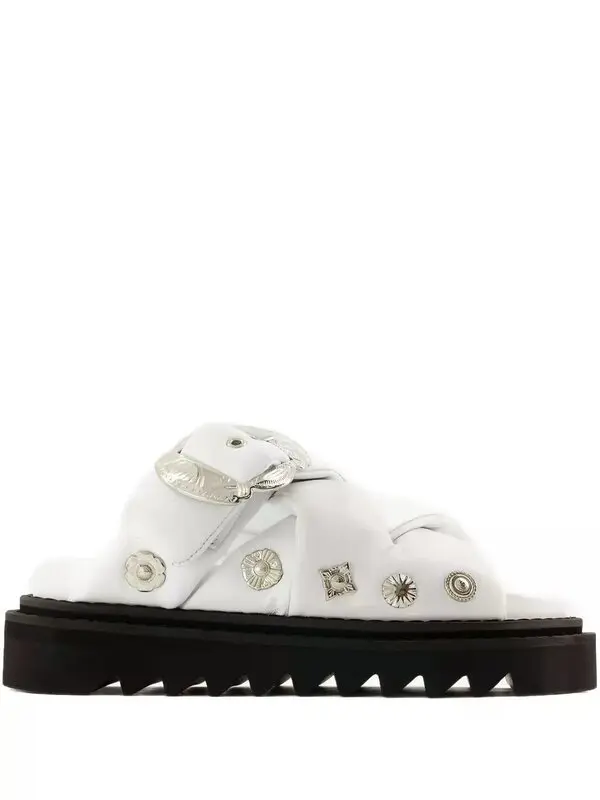 Toga Studded Platform Slides