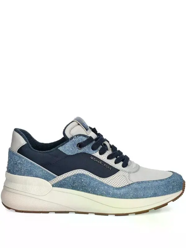 Michael Kors Trevor Denim-panel Sneakers - Blue