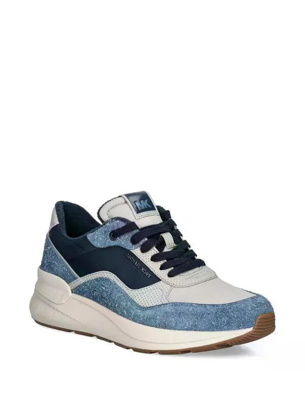 Michael Kors Trevor Denim-panel Sneakers - Blue
