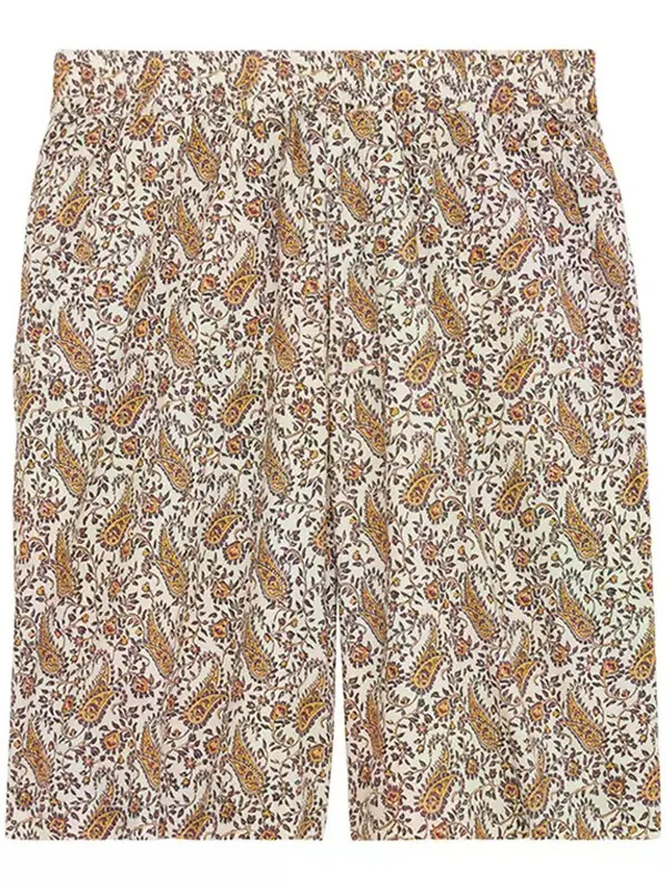 MARANT Layan Printed Shorts - Neutrals