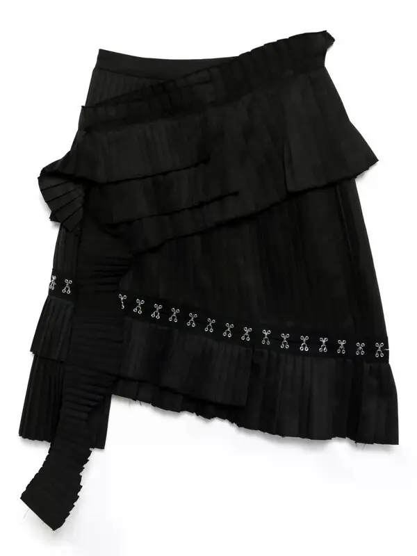 Rokh Broken Pleated Skirt