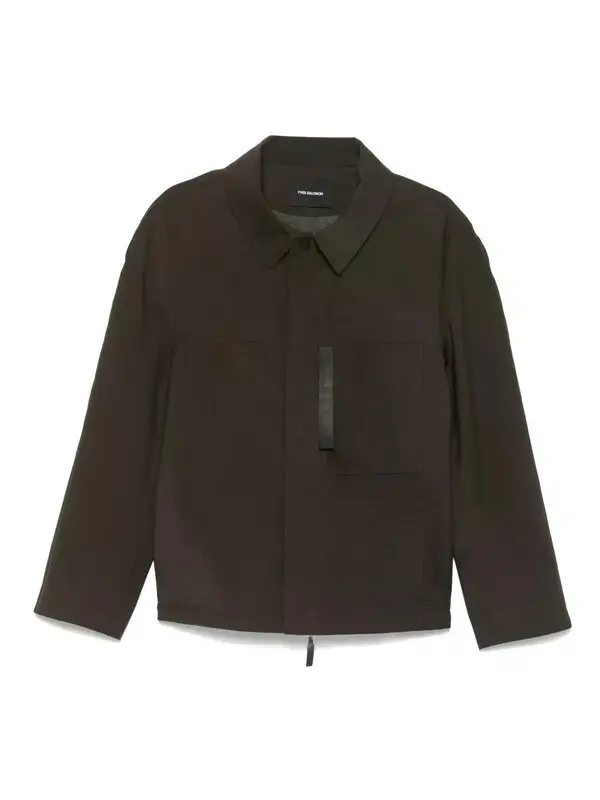 YVES SALOMON Zip-up Overshirt