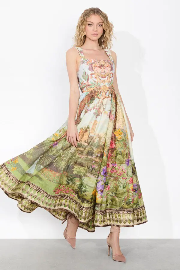 Alice + Olivia Guinevere Maxi Dress In Red - 60% Off | Editorialist