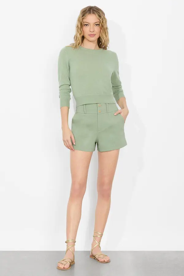 Alice + Olivia Carolann Cashmere Pullover