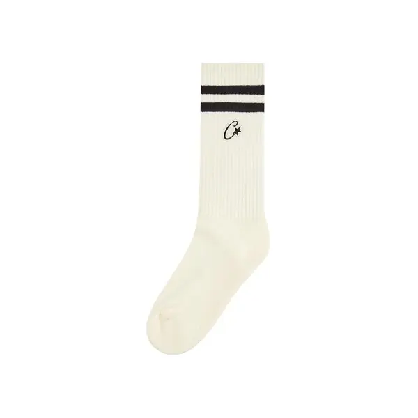 CORTEIZ Patch Socks - White