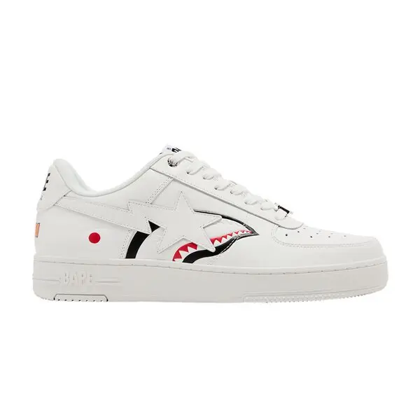 A BATHING APE Bapesta Shark M2 Sneakers - White