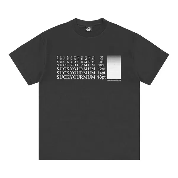 CORTEIZ Times New Roman Tee *new Blank - Black