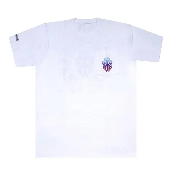 Chrome Hearts Gradient Dagger Motif Pocket Tee - White