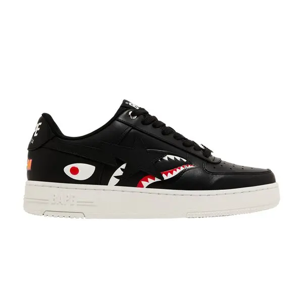 A BATHING APE Bapesta Shark M2 Sneakers - Black