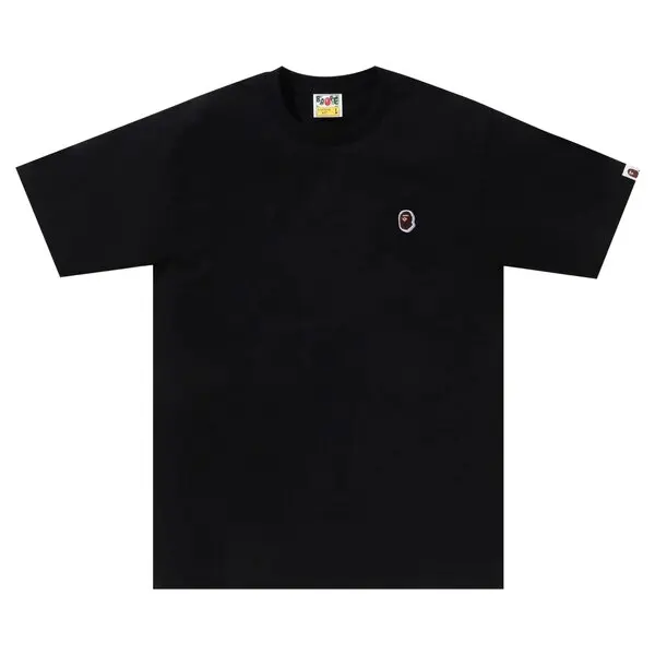 A BATHING APE Tie Dye Ape Head Relaxed Fit Crewneck Sweatshirt - Black