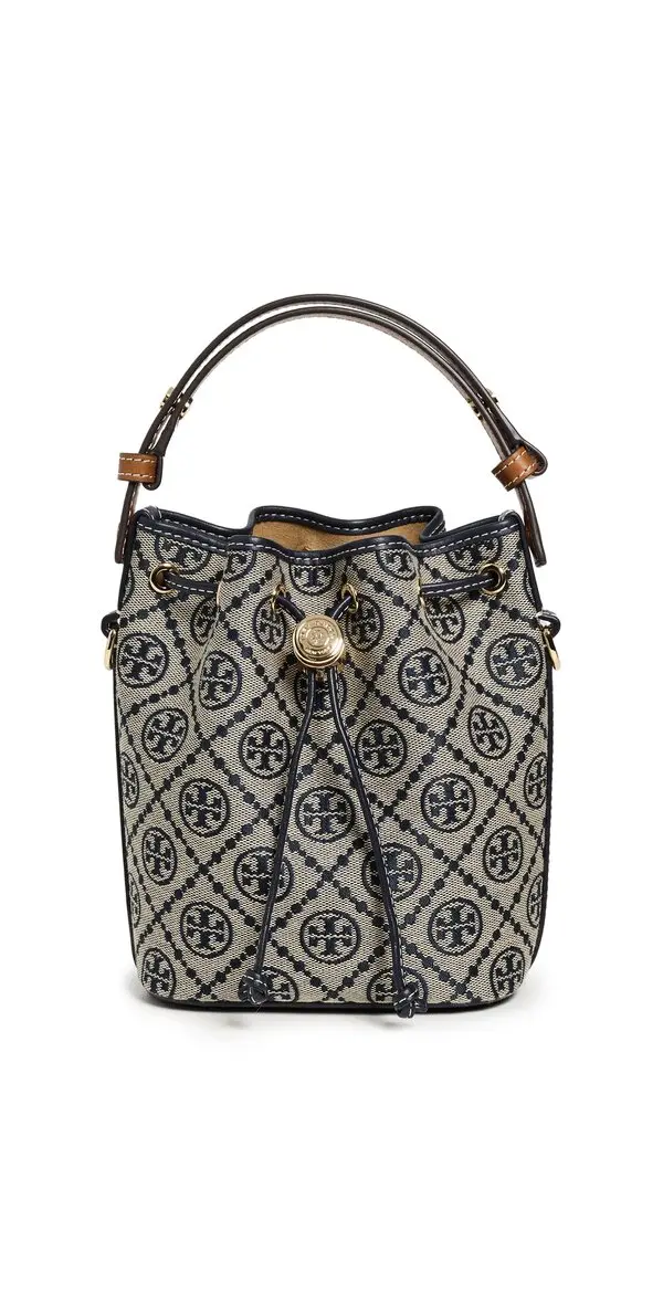 Tory Burch T Monogram Mini Bucket Bag