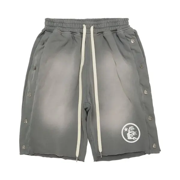 HELLSTAR Snap Shorts - Grey
