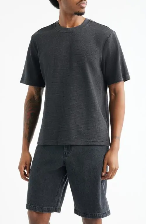 Bp. Oversize Waffle T-shirt - Black