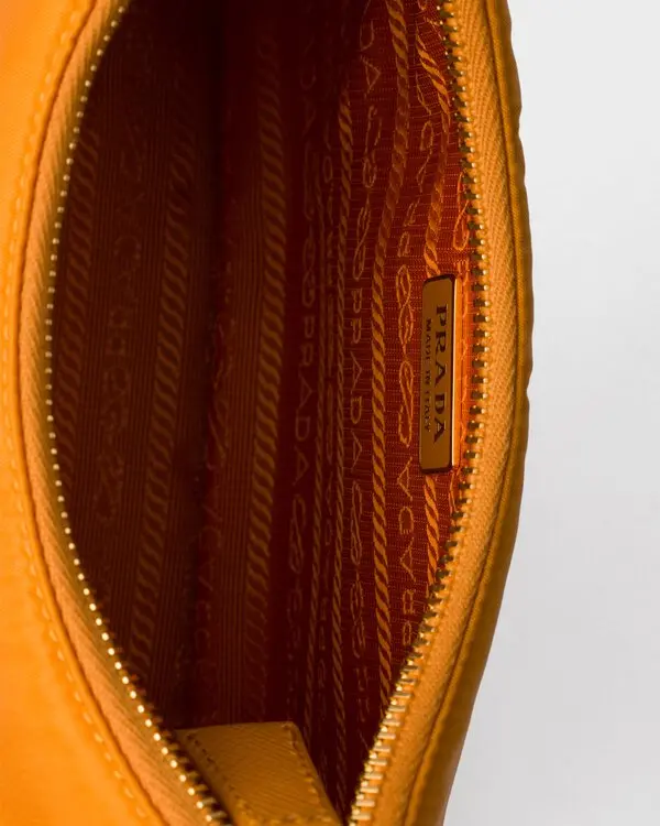 Prada Re-edition 2005 Re-nylon And Saffiano Leather Bag - Amber