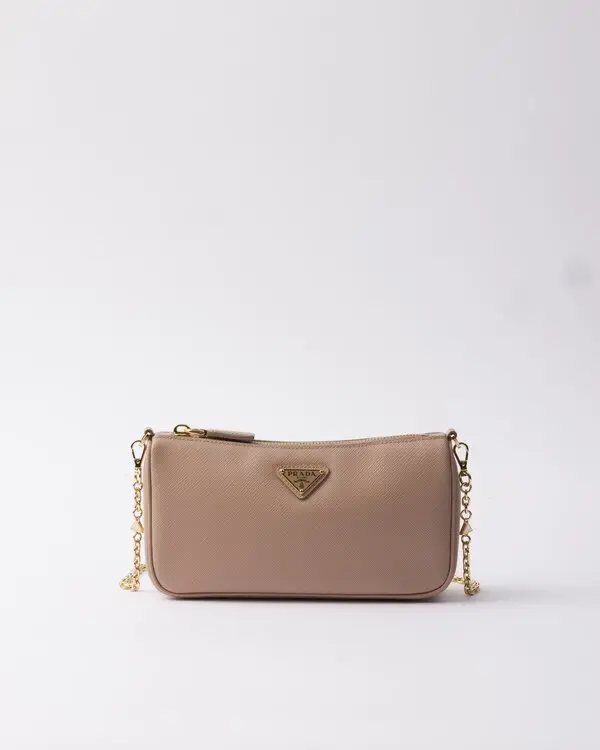 Prada Saffiano Leather Mini Bag - Pink