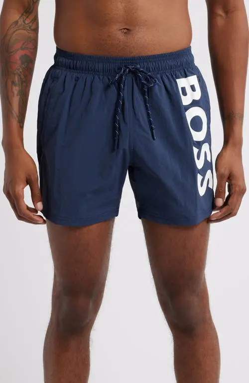 Hugo Boss Octopus Swim Trunks - Navy