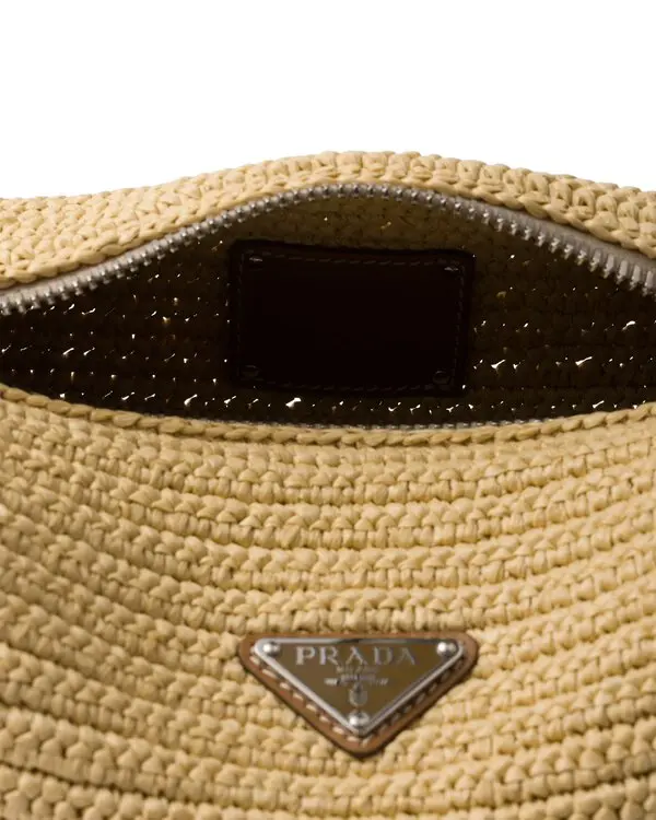 Prada Crochet Shoulder Bag - Neutral