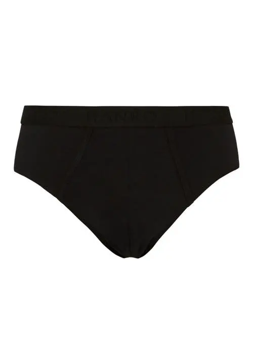 Hanro Cotton Essentials Cotton Brief - All Black