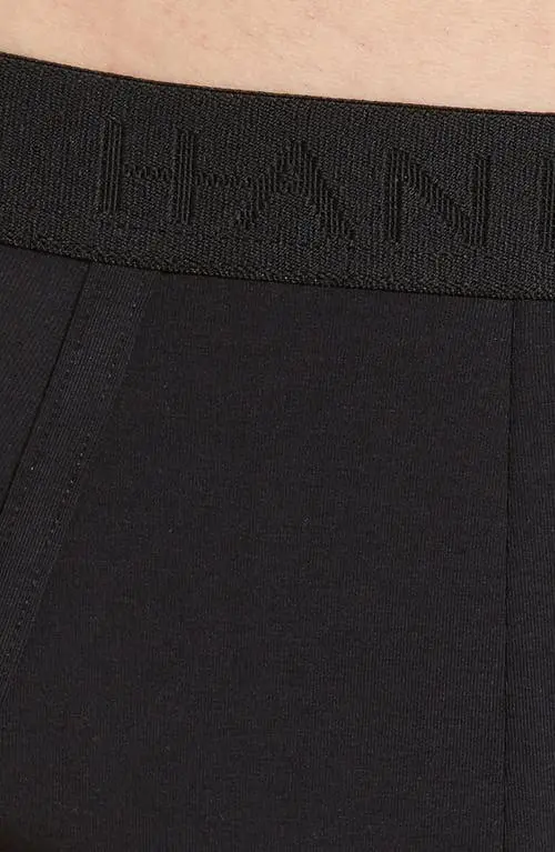 Hanro Cotton Essentials Cotton Brief - Black