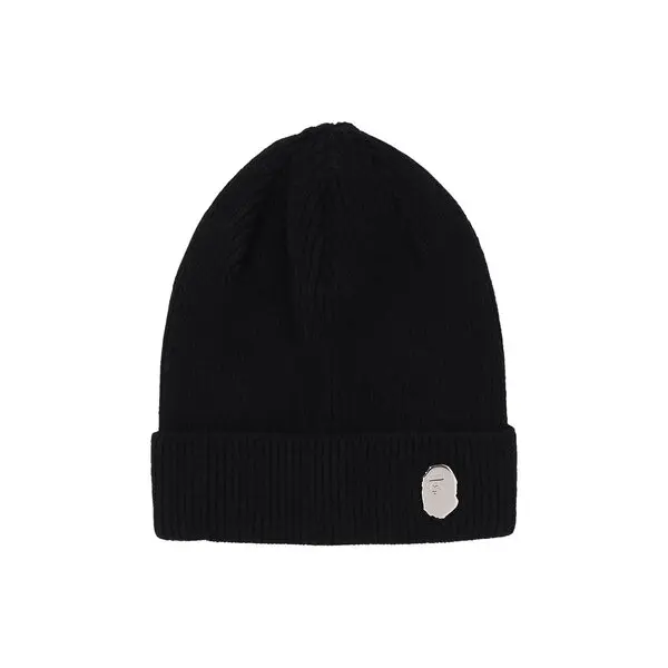 BAPE One Point Knit Cap - Black