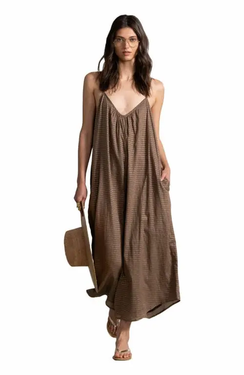 GOTTEX BEACH LIFE Resort Swim Cover Up Long Jumpsuit - Khaki