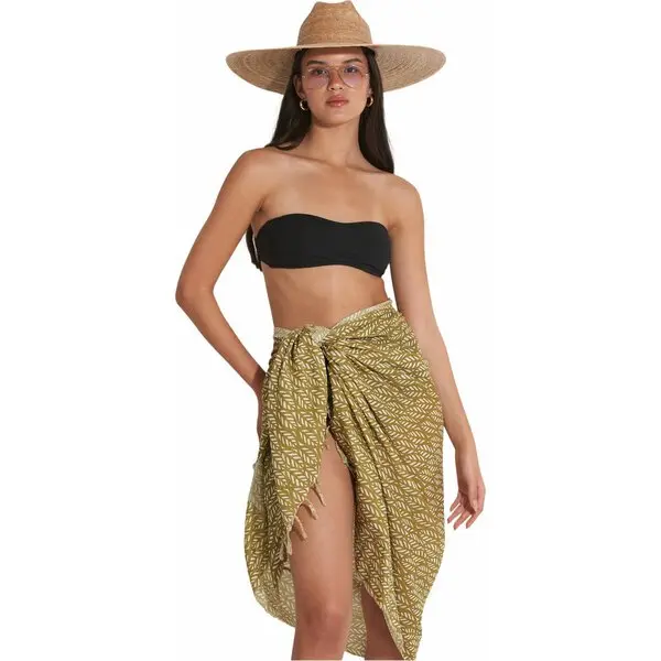 GOTTEX Fall4u Swim Cover Up Sarong - Multi/grn