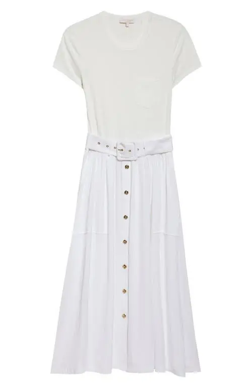 Ramy Brook Sylvie Mixed Media Dress