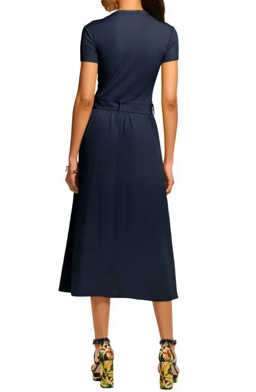 Ramy Brook Sylvie Mixed Media Dress