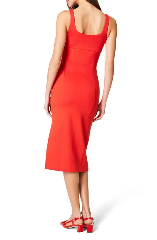 Spanx Spanxshape™ Ponte Midi Tank Dress - Poppy