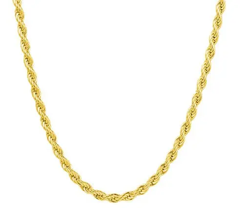 DONATELLO GIAN Sterling Silver Chain Necklace - Gold