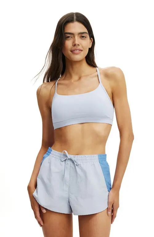 Cotton:on Active 365 Keyhole Crop - Violet Blue