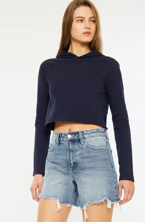 KANCAN Tamara High Rise Denim Shorts