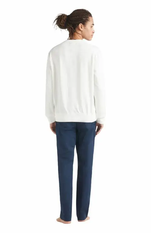 Vilebrequin Crewneck Sweatshirt With Family Graphic - Off White