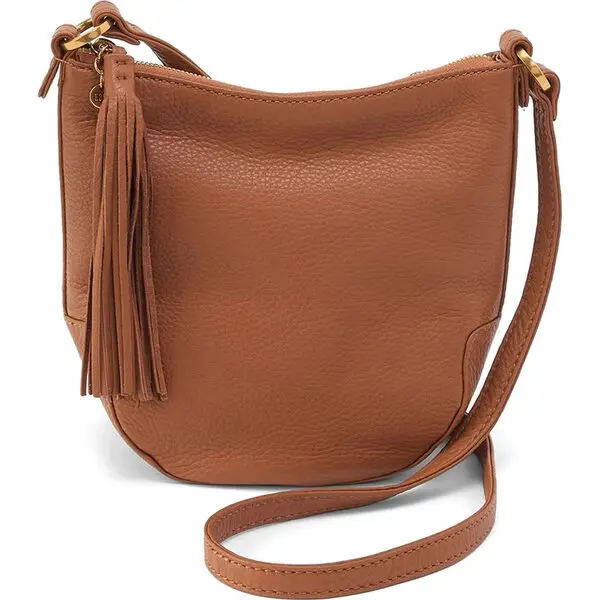 Hobo Lexi Leather Crossbody Bag - Warm Honey