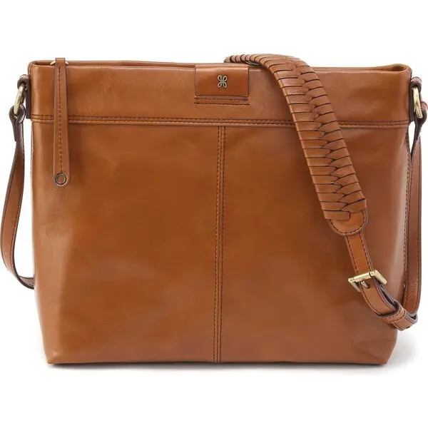 Hobo Medium Romy Leather Crossbody Bag - Truffle