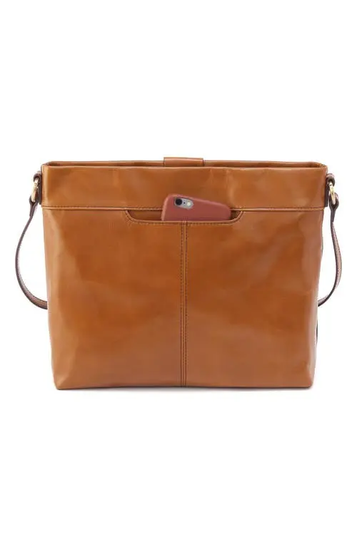 Hobo Medium Romy Leather Crossbody Bag - Truffle